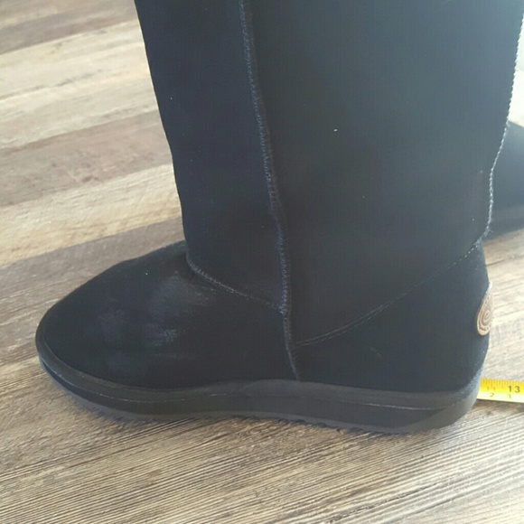 Emu | Shoes | Emu Australia Black Suede Winter Women Boots | Poshmark